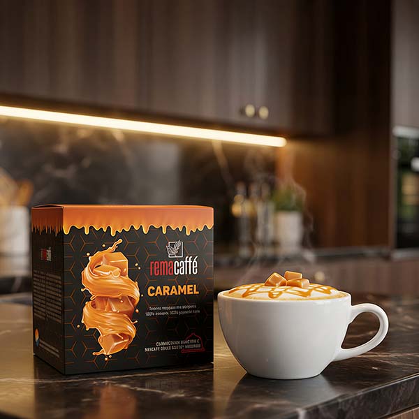 Caramel capsules REMACAFÉ 16 pcs for Dolce Gusto 100% Arabica caramel ...