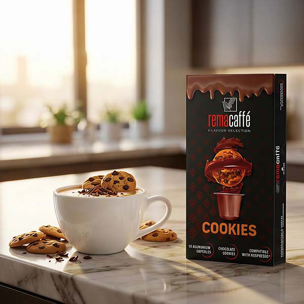 COOKIES capsules REMACAFÉ 10 pcs for Nespresso 100% Arabica chocolate ...
